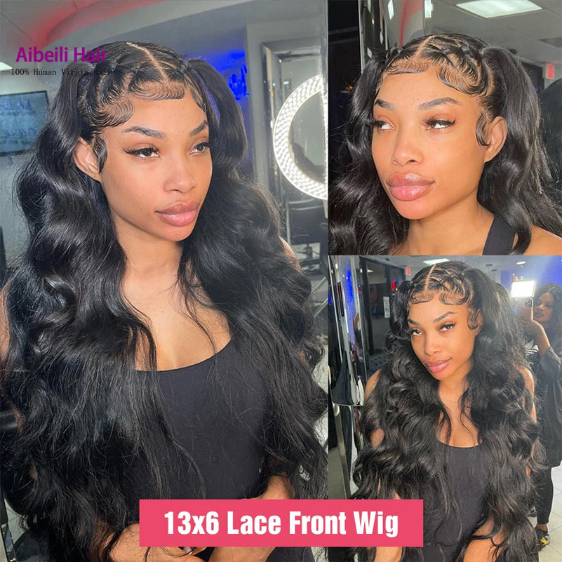 13x6 Front Lace Body Wave Lace Front Wig Human Hair – THE STYLE SPOT