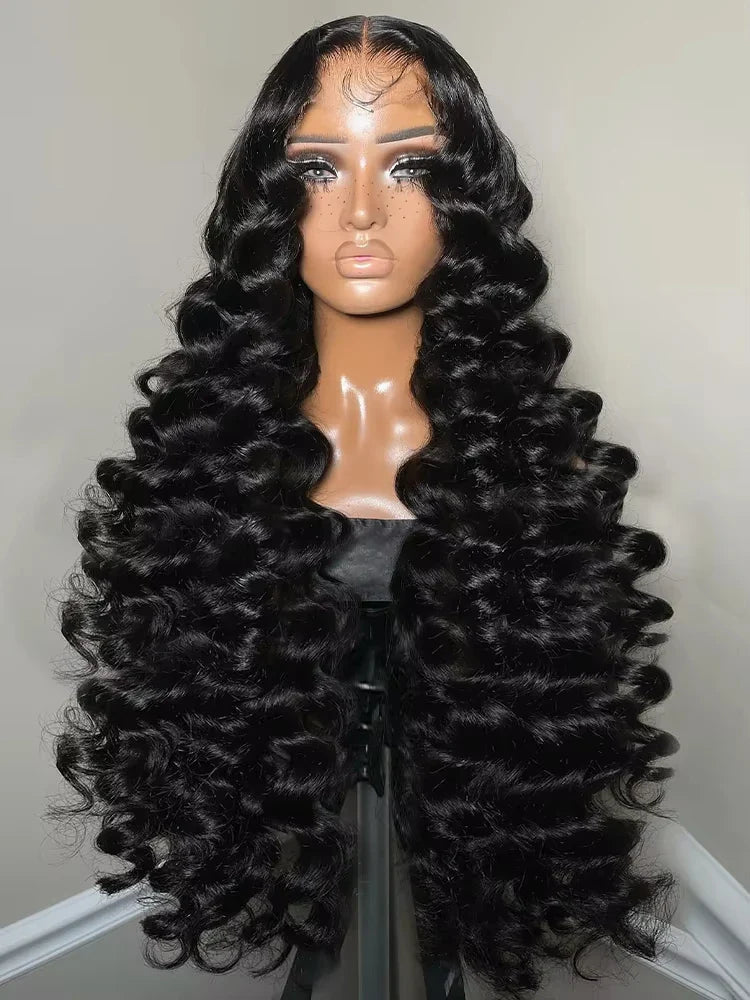 30 Inch Loose Deep Wave 13x4 Hd Lace Frontal Human Hair Wig Brazilian ...