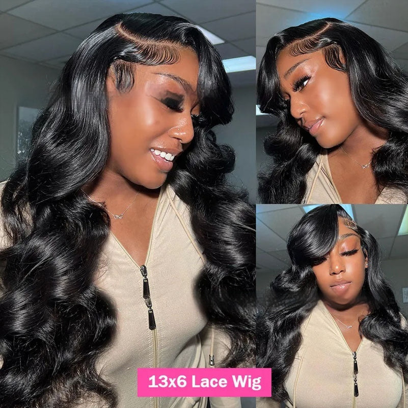13x6 Front Lace Body Wave Lace Front Wig Human Hair – THE STYLE SPOT